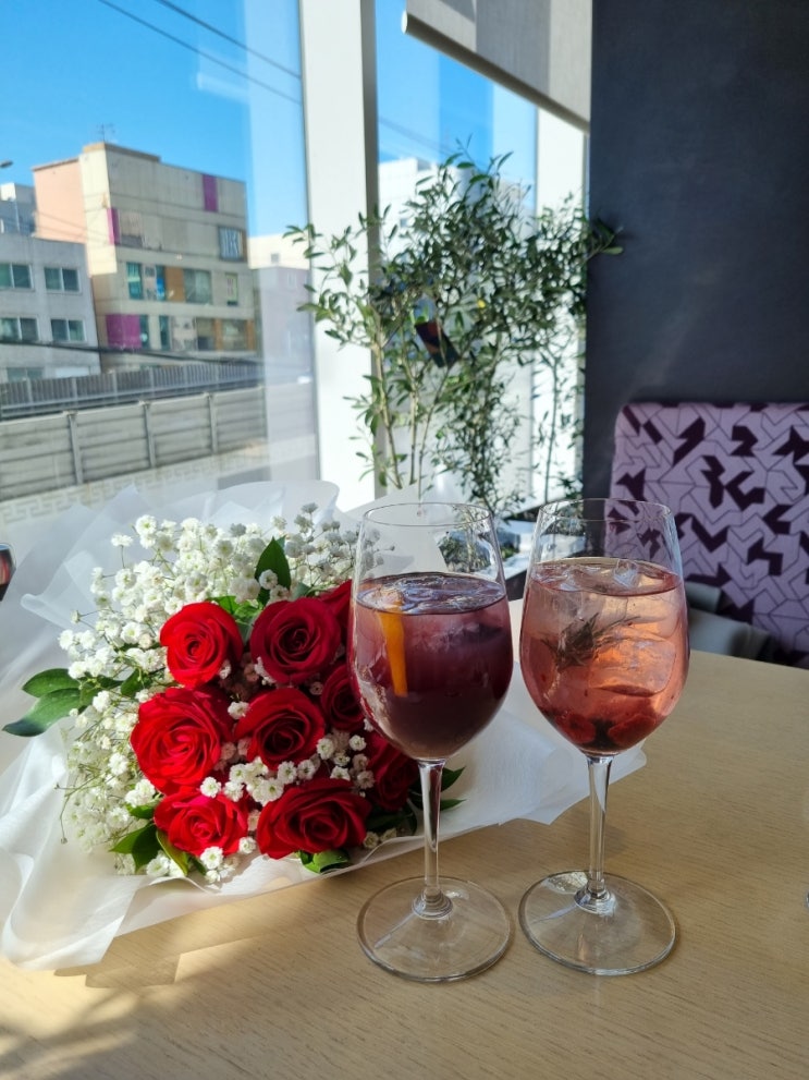 서울압구정 안다즈 조각보 위켄드 롱 브런치🥗🥂 네이버 블로그