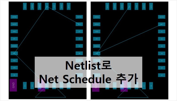 OrCAD Tip) Netlist를 이용하여 Net Schedule 수정하기 : 네이버 블로그