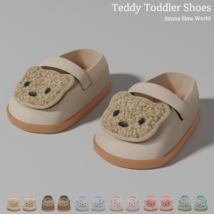 [Sims 4 CC] Teddy Toddler Shoes : 네이버 블로그