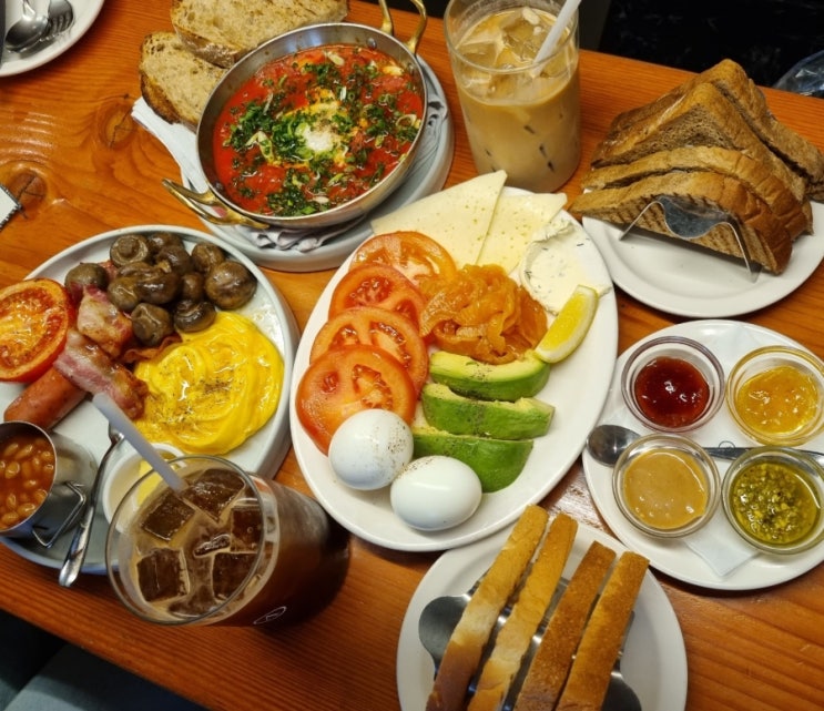 용리단길 브런치카페 어프로치 용산 영국식 브런치맛집 핫플 후기 네이버 블로그