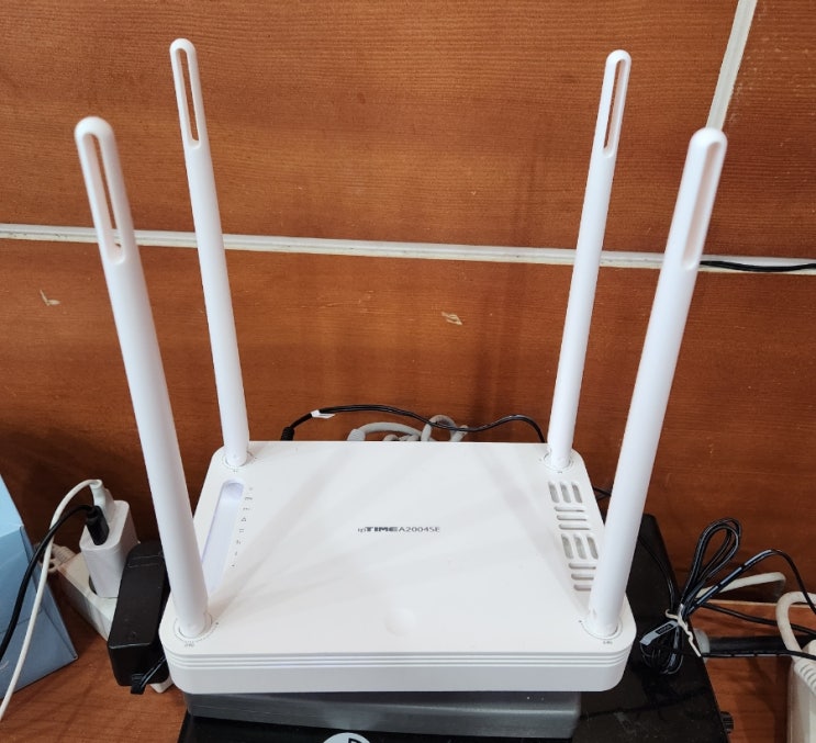 사무실 공유기 교체 ipTime A2004se 간단 개봉기 및 후기 : 네이버 블로그