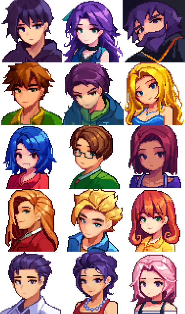 스타듀밸리 초상화 리텍 (바닐라, 대확장) : 네이버 블로그