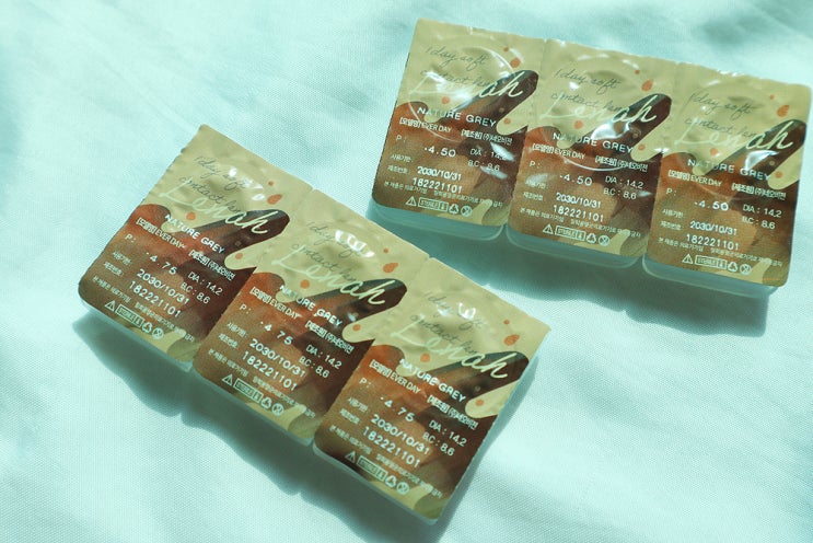 으뜸50안경, 렌아 네이쳐 그레이 원데이 콘택트렌즈 ♥ : 네이버 블로그