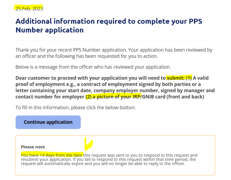 [🍀23년 아일랜드워홀 D-14]-PPSN 예약 후 메일도착?! : 네이버 블로그