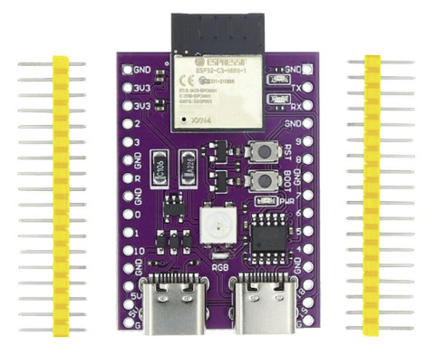 ESP32C3 Mini 개발 보드 듀얼 USB C 타입 - 자료 : 네이버 블로그