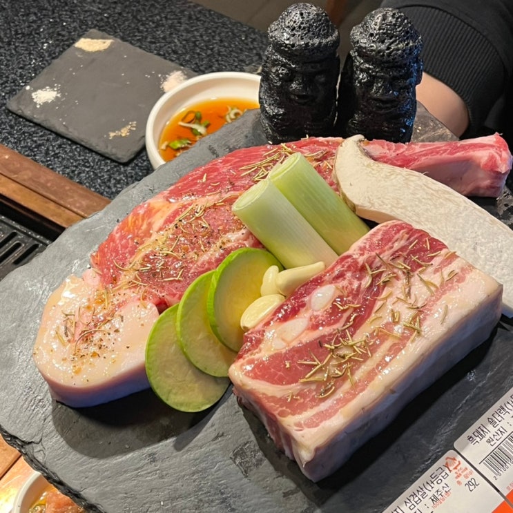 부산사직동맛집 제주흑돼지 맛집 제주옥탑 육즙가득 구워주는 찐맛집 네이버 블로그