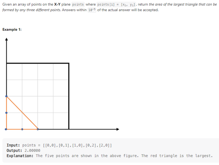 JAVA_Largest Triangle Area_LeetCode 812 : 네이버 블로그