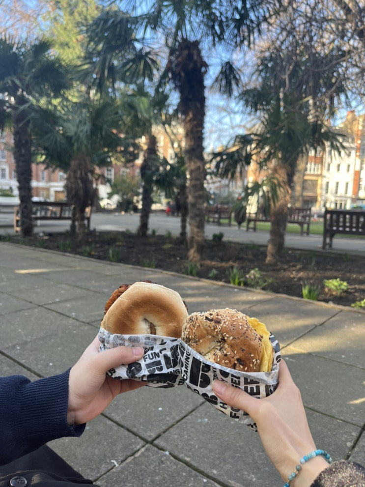 영국 런던 아침식사 하기 좋은 베이글 맛집, B Bagel : 네이버 블로그