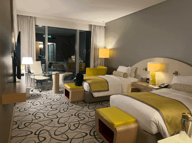 두바이여행 소피텔 두바이 다운타운 호텔 5star 7박 후기 (클럽라운지, 조식, 더블룸, 킹베드룸 비교) Sofitel ...