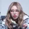 옐로우비 Op 015 Op015 있지 유나의 얇은뿔테 색다른 콤비 스타일 추천 시흥안경백화점 네이버 블로그