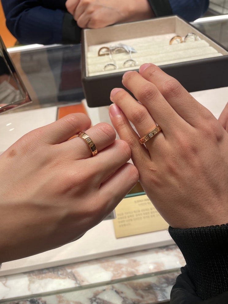 웨딩밴드투어 롯데백화점 본점 에비뉴엘 평일 오픈런 후기 1탄 까르띠에불가리프레드쇼파드쇼메 견적 포함 네이버 블로그