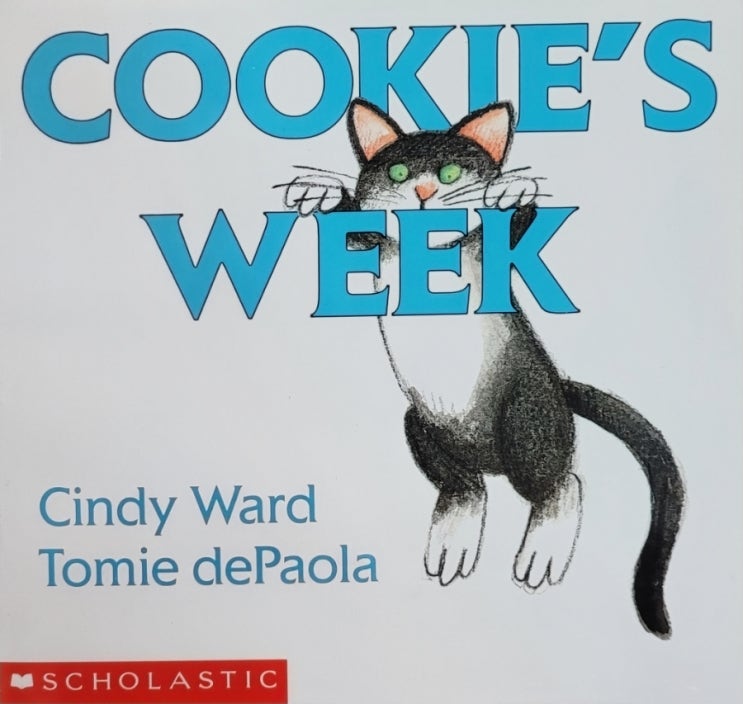 Cookie's Week, 영어 리딩 레벨 ar 1.3, 영어 동화책 '쿠키의 일주일', 신디워드 작품, 말썽꾸러기 고양이 ...