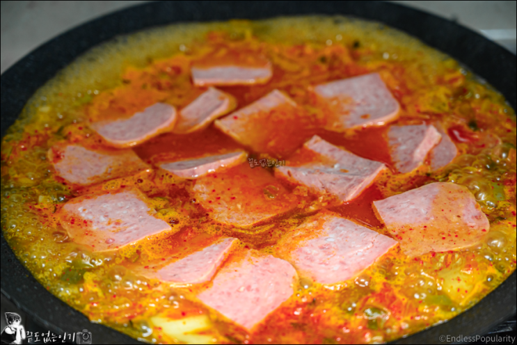 묵은지 김치찌개 레시피 스팸 김치찌개 맛있게 끓이는법 간단한 요리 네이버 블로그