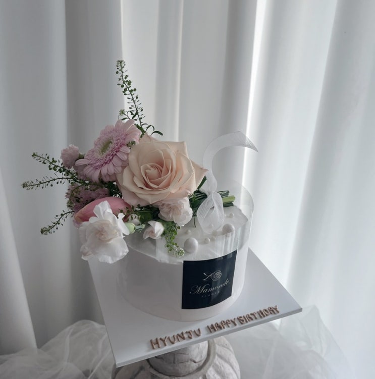 생화꽃다발케이크미니꽃다발케이크미니꽃다발생크림케이크화이트데이케이크여자친구생일케이크강남주문제작케이크 네이버 블로그