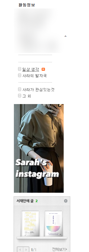 초 초간단 블로그에 인스타그램 자사 사이트 스마트 스토어 사이트 링크 위젯 만들기 별거 없음 주의 네이버 블로그