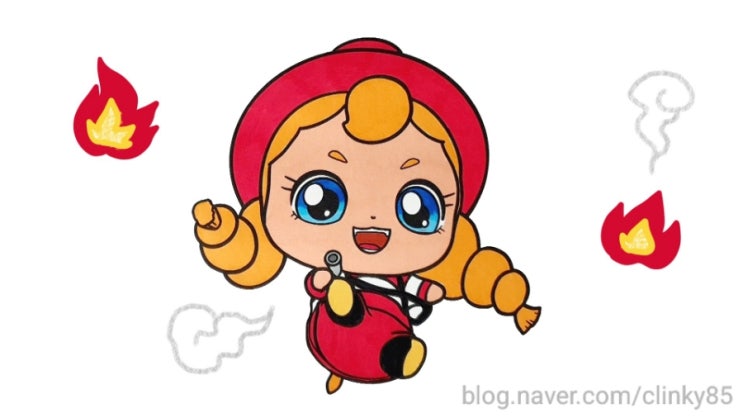 알쏭달쏭 캐치티니핑 뜨거핑 색칠하기 영상 네이버 블로그