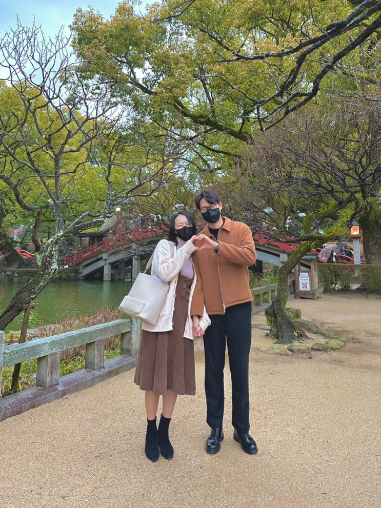 빅타와 일본 후쿠오카 여행 Day 2🏯♨️ 일일 버스 투어 다자이후 텐만궁 벳부 가마도 지옥 유후인 긴린코호수