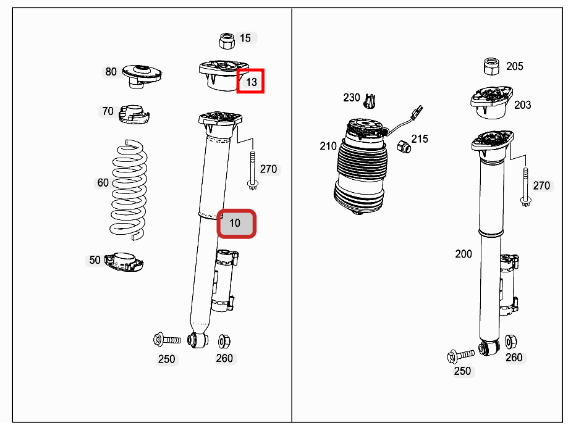 BENZ E300 4MATIC (213049/274920) 쇼바마운트-후, 쇼바-후 : 네이버 블로그