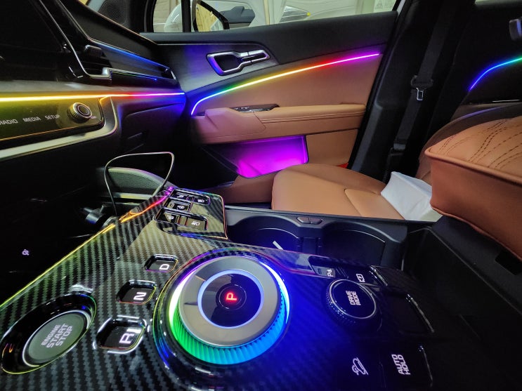 스포티지NQ5엠비언트라이트 고급진 실내조명 안전관련 기능까지 순정연동 완벽탑재 : 네이버 블로그