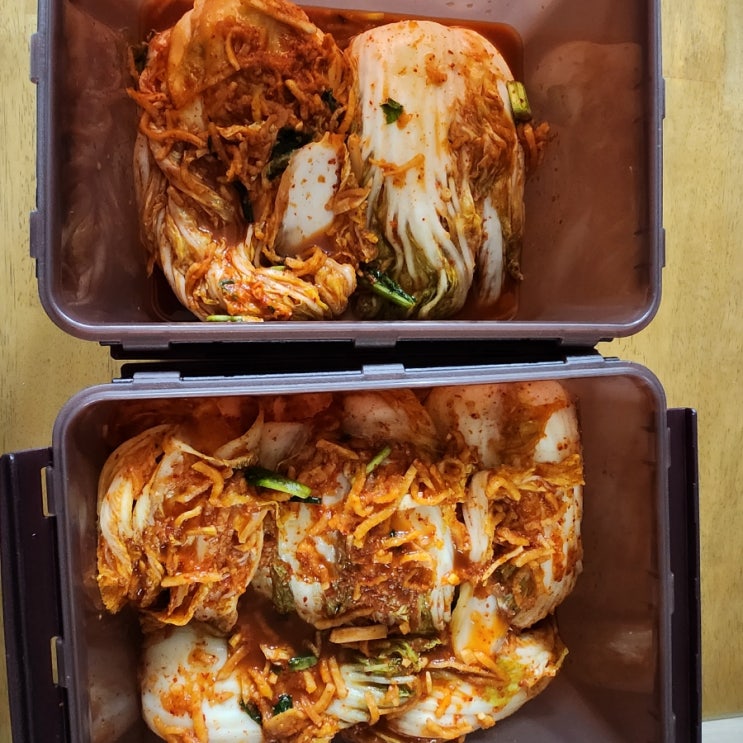 홈쇼핑에서 주문한 "홍진경 김치" 내돈내산 후기 : 네이버 블로그