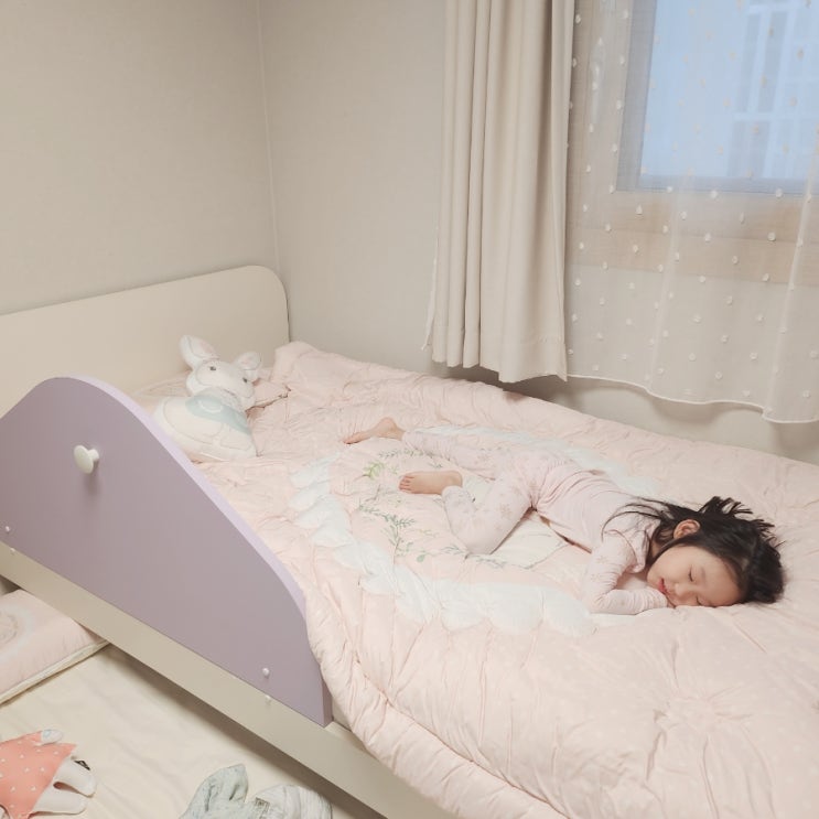 여아침대and침구 자매 침대 구매후기 한샘 샘키즈 슬라이딩 침대 마이하우스 래빗 침구 및 래빗 애착인형 네이버 블로그