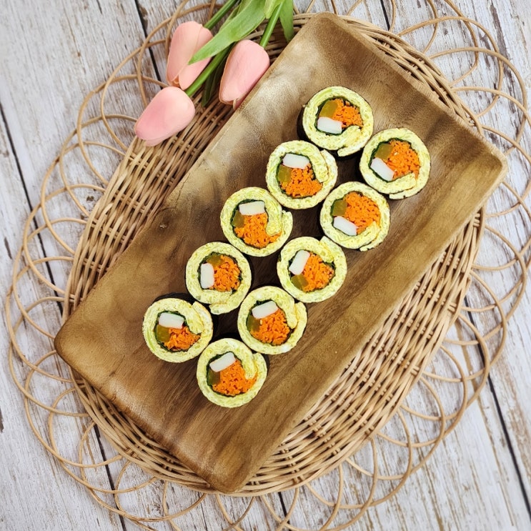 다이어트 김밥 만들기 밥없는 김밥 양배추 김밥 양배추요리 네이버 블로그