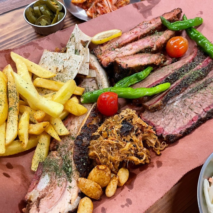 부산 기장 텍사스 바베큐를 맛볼 수 있는 헬카우 네이버 블로그