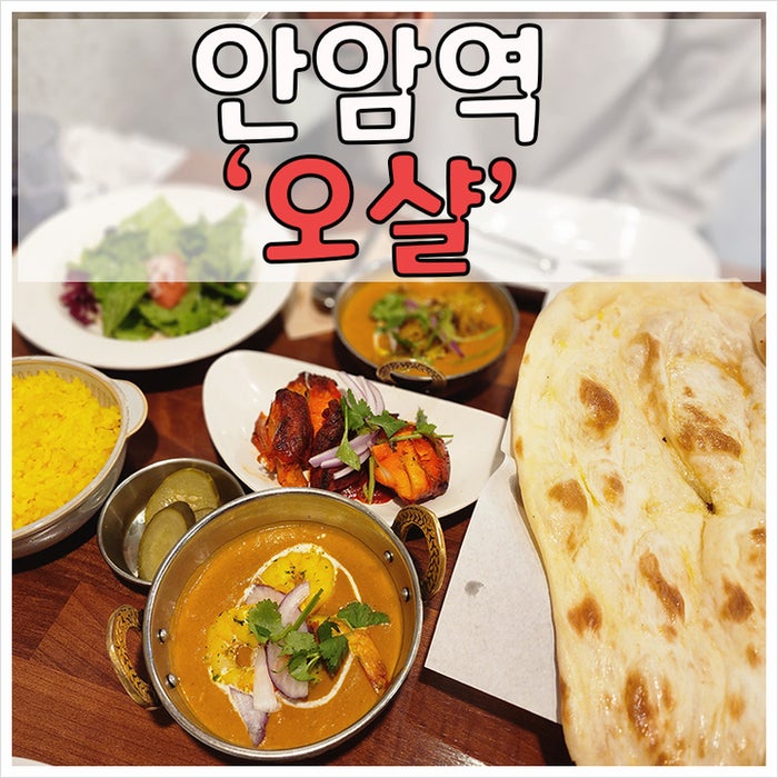 안암역 오샬 영국식 인도커리 탄두리치킨 고대앞 인도카레 안암동맛집 네이버 블로그