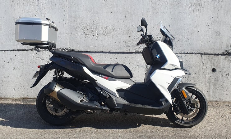 BMW C400X 샤드 알루미늄 탑박스 테라 장착. : 네이버 블로그