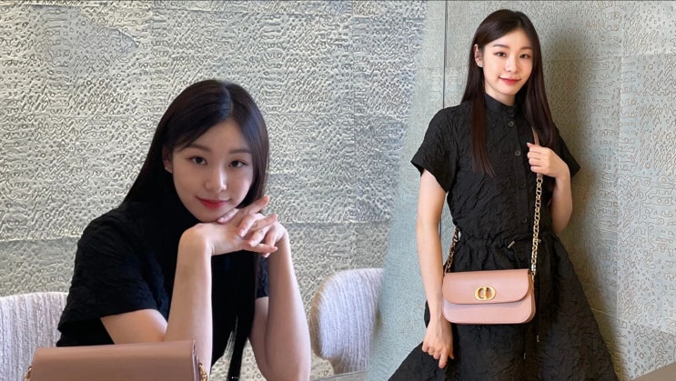 고급진데 더 예뻐진 김연아 블랙 원피스 코디 속 30대 명품백 여자 명품가방 브랜드 디올 30 몽테인 에비뉴백 네이버 블로그