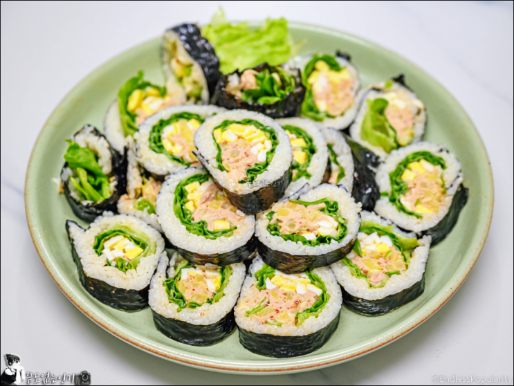 초간단 참치마요 소스 참치김밥 만들기 참치마요 김밥 만드는법 네이버 블로그