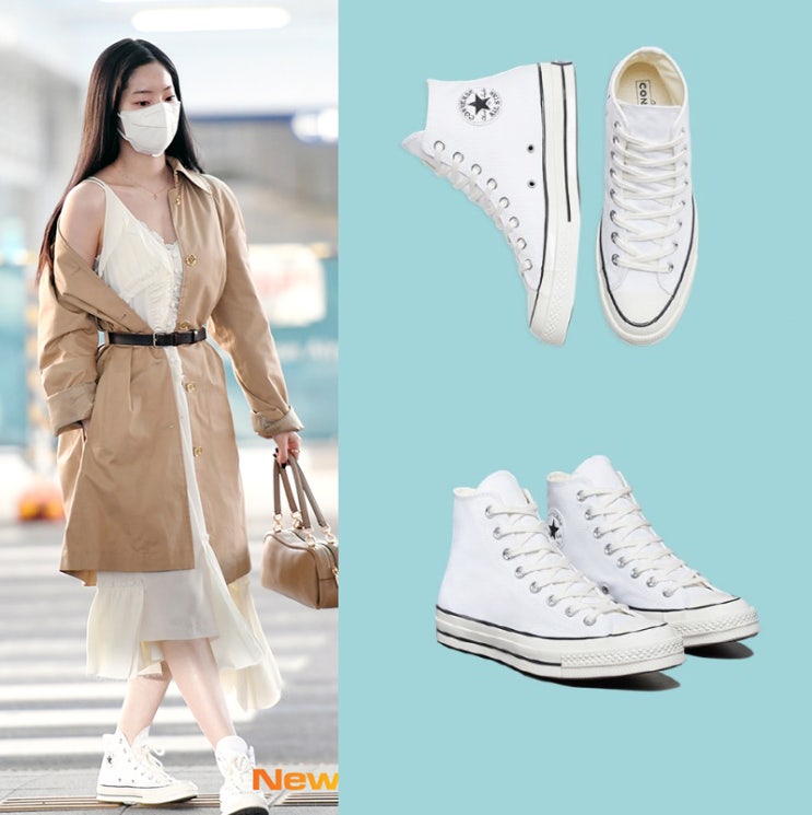 여자 스니커즈 추천 트와이스 다현 공항 사복 신발 패션 운동화 정보컨버스 척 70 블랙 핀스트라이프 스니커즈 네이버 블로그