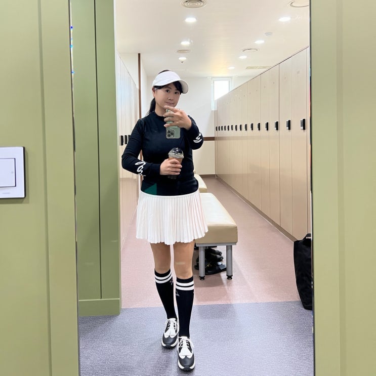 가성비 골프웨어 홀릭앤플레이 여성골프스웨터 필드 후기 네이버 블로그