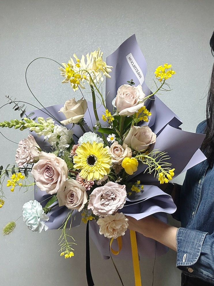 기념일 여자친구 생일 꽃다발로 추천 헤일리블룸 후기 구파발역 꽃집 꽃다발 은평구꽃집 졸업식꽃 네이버 블로그