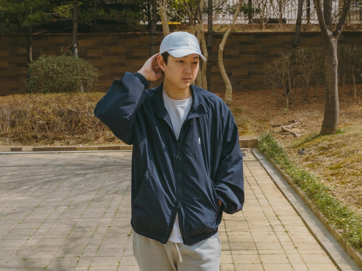 남자 데일리 나일론 자켓 예일 오버핏 블루종 점퍼 간절기 봄 코디 추천 네이버 블로그