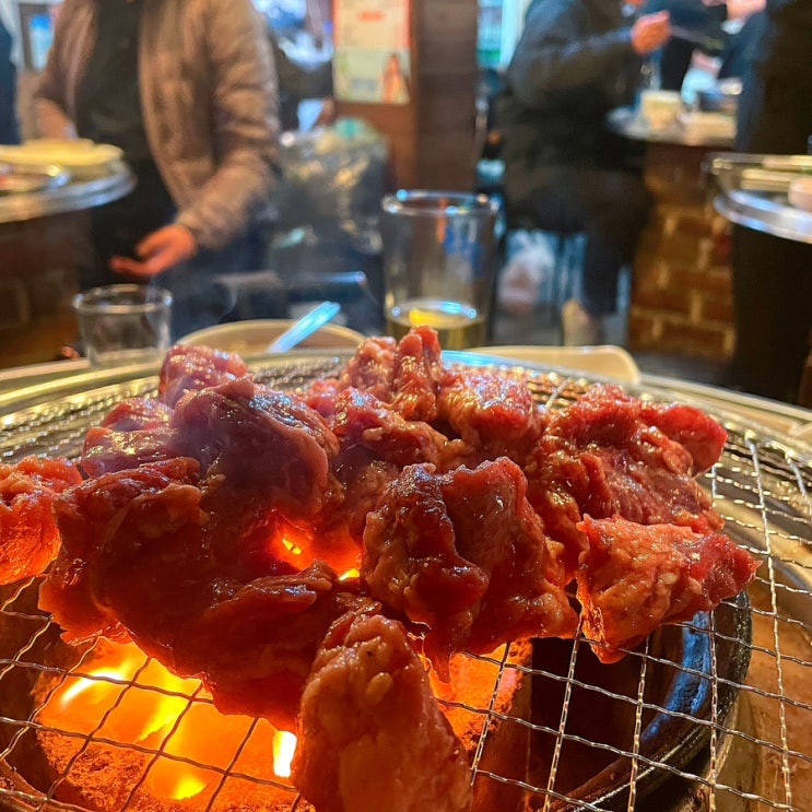 용산 용문시장 맛집 뚱딴지 갈매기살 부속고기 모음 구이 Feat 효창공원 역 근처 네이버 블로그