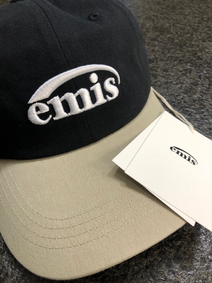 EMIS/ NEW LOGO MIX BALLCAP-BEIGE/BLACK : 네이버 블로그
