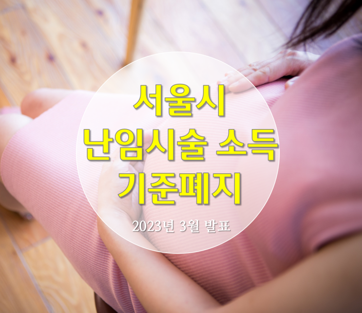 서울시 2023년 시험관 인공수정 난임 시술비 소득기준 폐지 다태아 지원 등 난임부부 확대지원 네이버 블로그