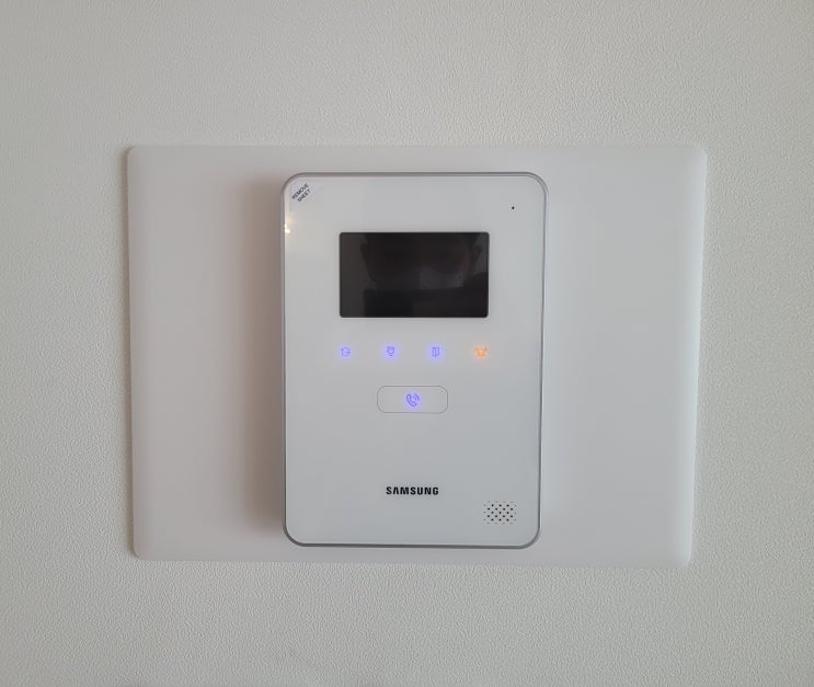 고양 일산서구 일산동 후곡마을태영17단지 삼성 비디오폰 SHT-3625AMW, 삼성 도어락 SHP-P51, 무선 연동기 설치 후기 : 네이버 블로그