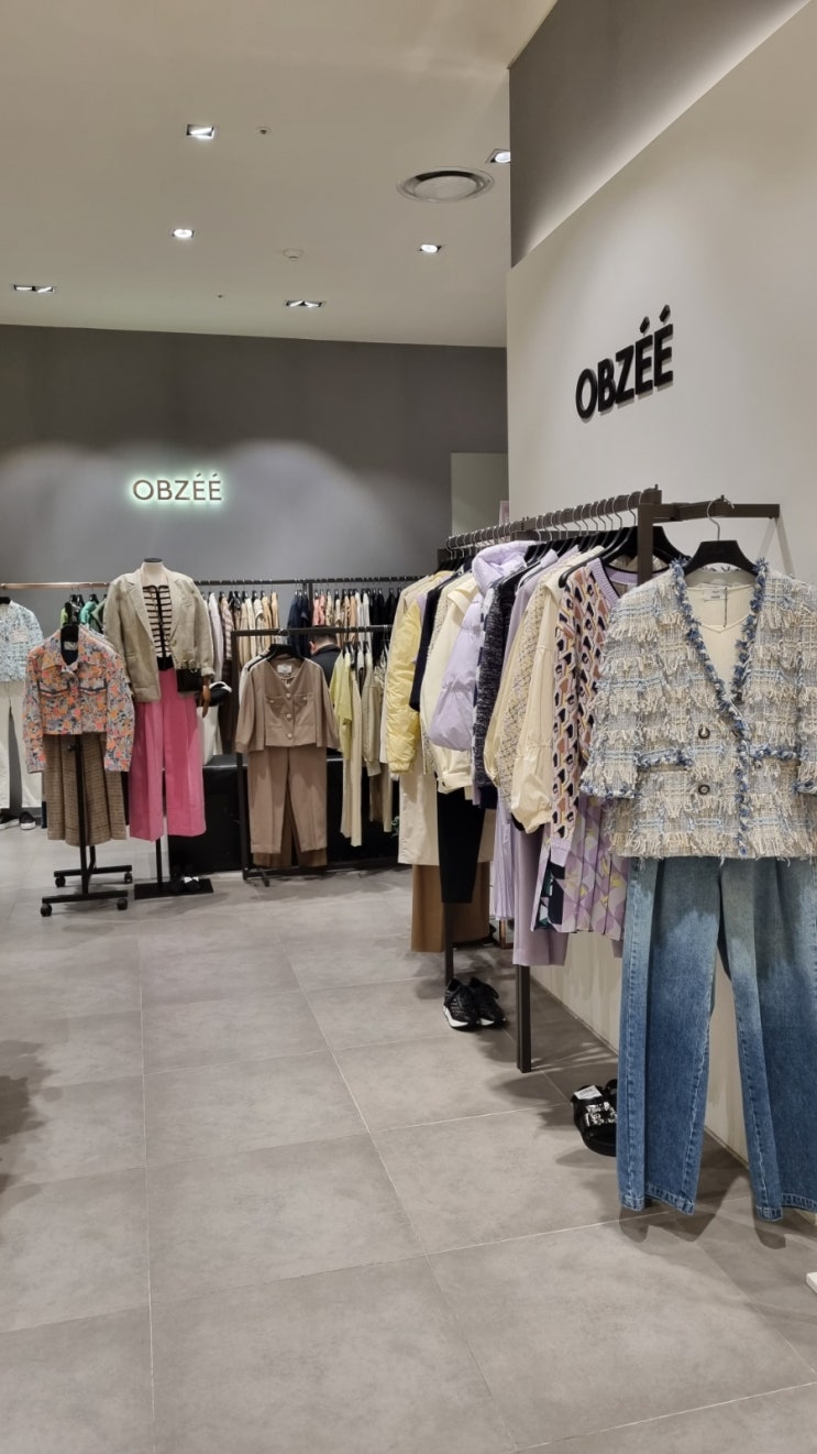 현대시티아울렛대구점 오브제(OBZEE) 봄옷 : 네이버 블로그
