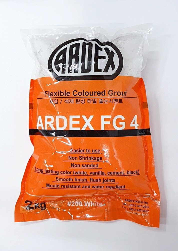 아덱스FG4 2KG ARDEX 줄눈 탄성 방수줄눈 타일메지 : 네이버 블로그