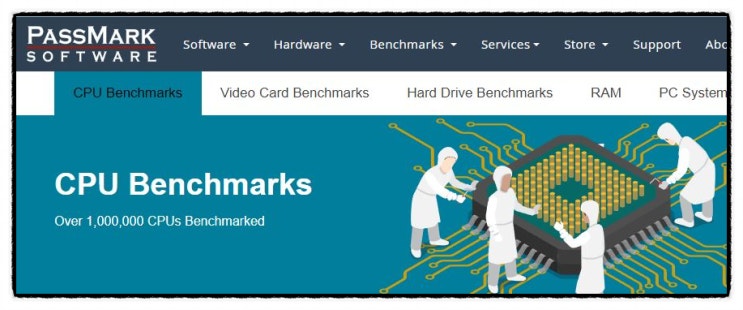 CPU성능순위 벤치마크 프로그램 PassMark Software : 네이버 블로그