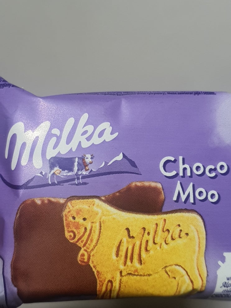 밀카 초코 무(milka choco moo), 소 모양 초코쿠키 : 네이버 블로그