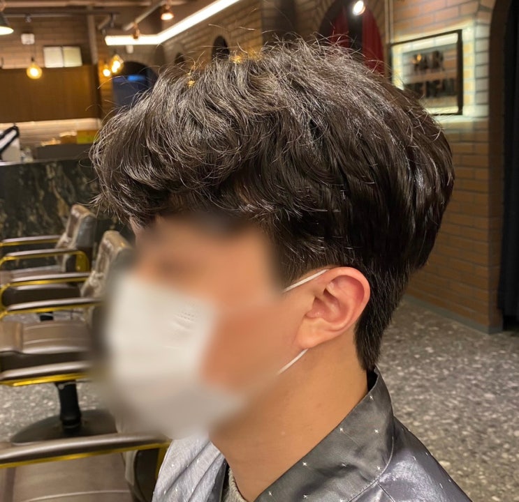 신대방삼거리 미용실 헤어더뷰 남자 시스루펌 With 청하 디자이너 네이버 블로그