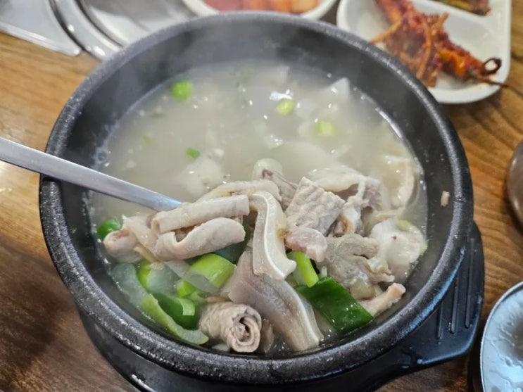 협찬×이천 마장면 해장음식 추천파김치and고추장아찌무침이 포인트냄새없는 깔끔한 순대국 찐맛집으뜸순대국 네이버 블로그