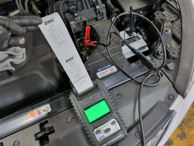 부산 청룡동 배터리 방전으로 싼타페DM 교체 AGM80 진행 : 네이버 블로그