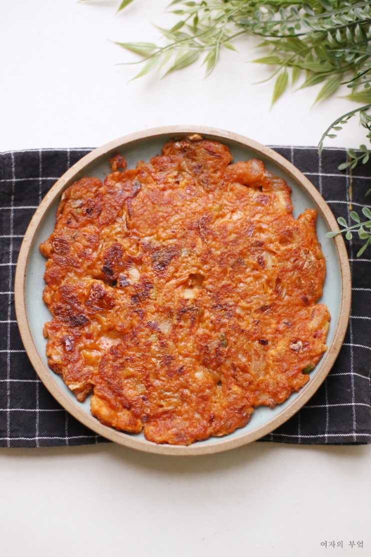 백종원 김치전 만드는법 김치부침개 레시피 반죽 참치 김치전 바삭하게 만들기 네이버 블로그