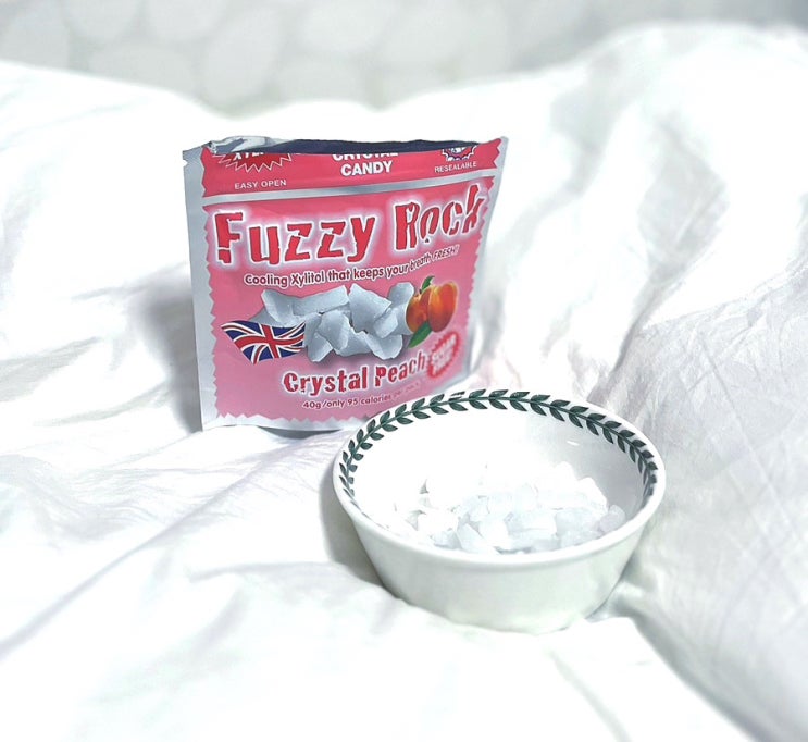 퍼지락 자일리톨 크리스탈 캔디 복숭아향 40g Fuzzy Rock 맛 성분 자일리톨 효능 종류 가격 등 네이버 블로그