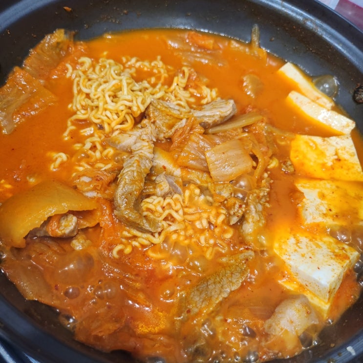 상계역김치찌개 고기반햄반김치찌개and김치찜 상계점 존맛이네요🤩 고기반김치찌개계란말이제육볶음 네이버 블로그