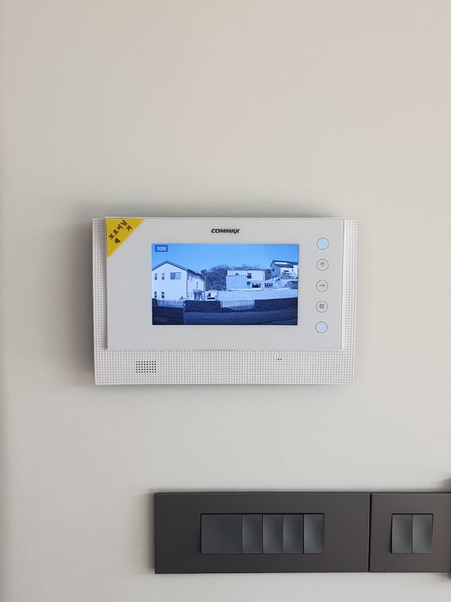 [코맥스비디오폰 CAV-70C] 파주 봉서리 신축 단독주택 비디오폰 현관카메라 신규설치 : 네이버 블로그